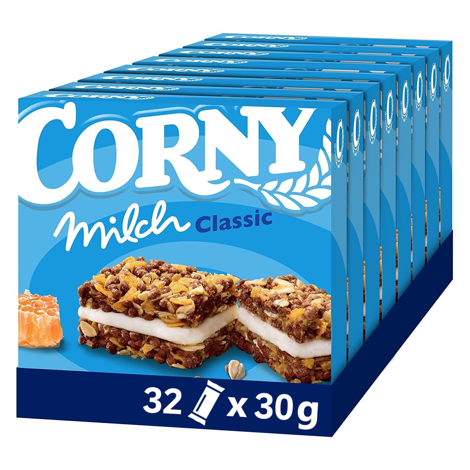 Müsliriegel Corny Milch Classic, Milchsandwich mit Getreide und ...