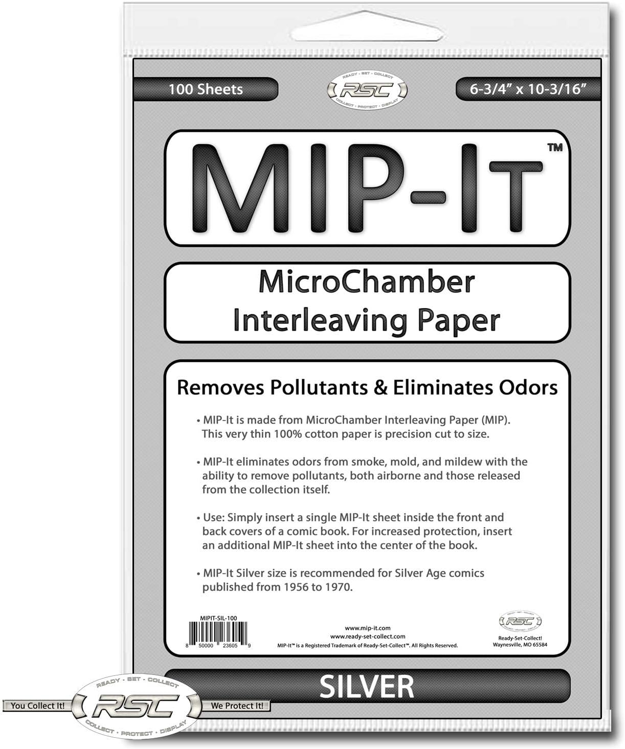 Amazon.com: MIP-It Silver - MicroChamber Interleaving Paper - 6-3/4" x ...