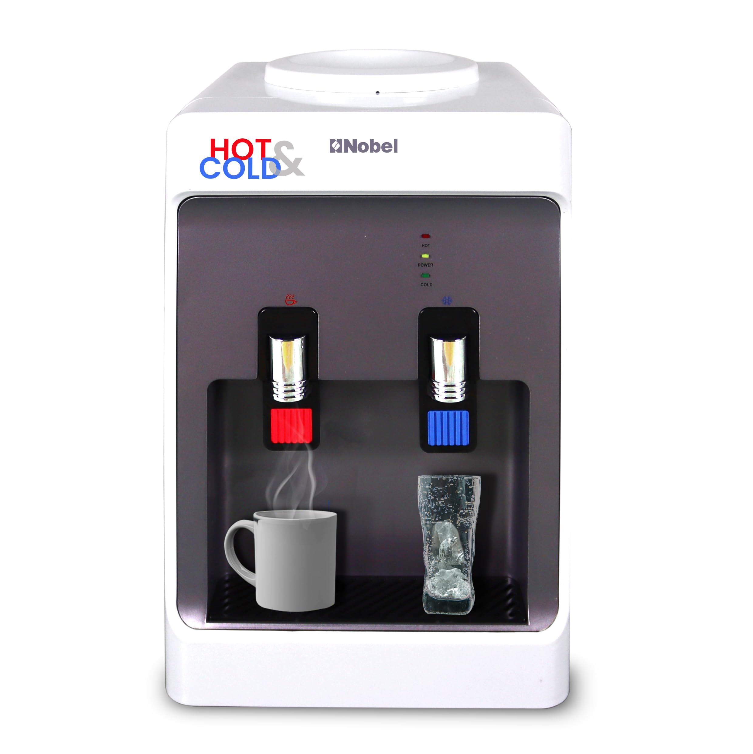 Nobel 2 Tap Table Top Hot & Cold Function Water Dispenser, Excess Water ...