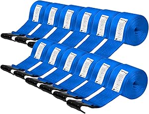 Amazon.com: SALUINOKI 12Pack 4 inch Straps Flatbed Strap 4x30 Truck ...