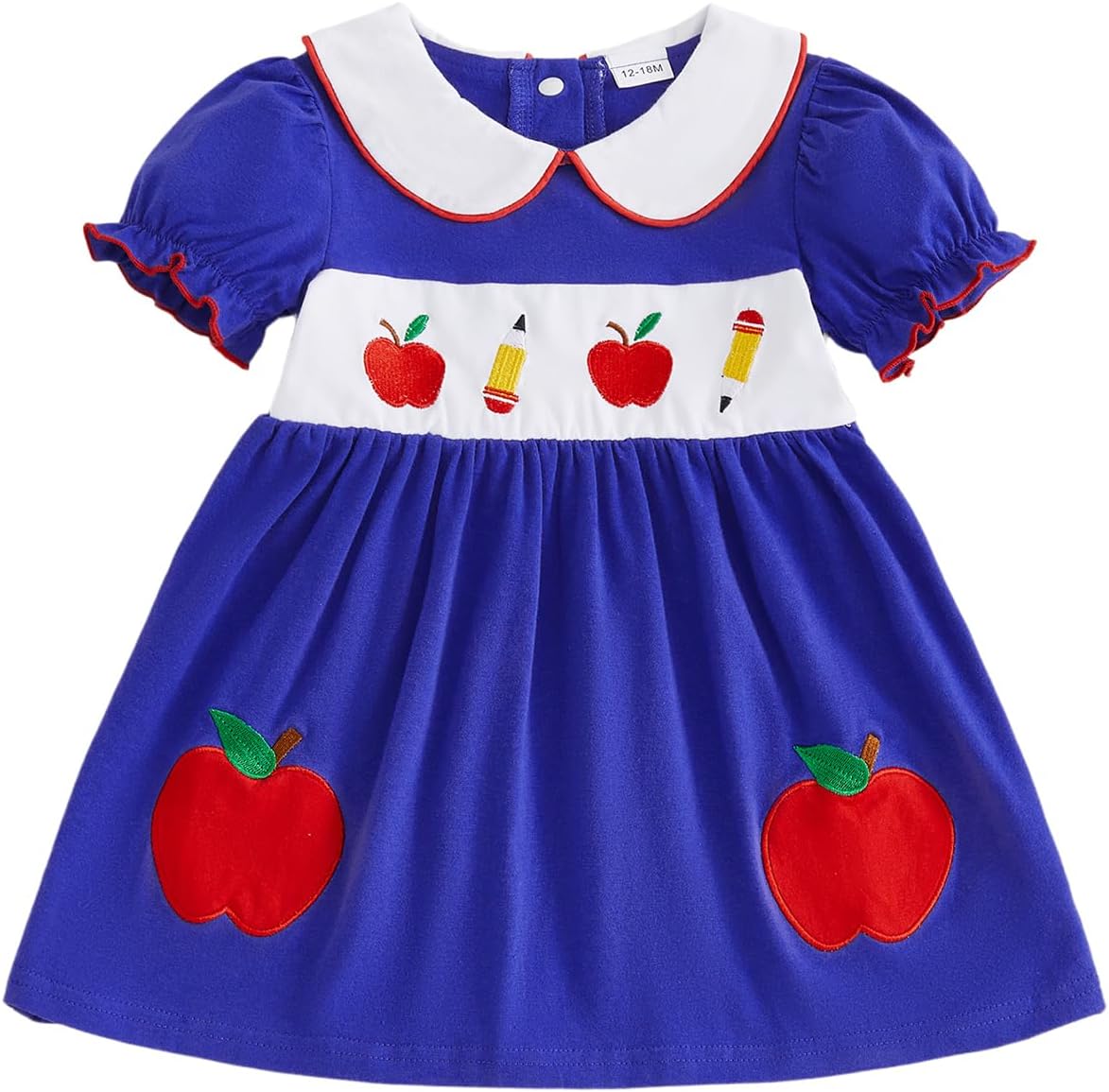 Amazon.com: KtwHarnu Little Toddler Girls Back to School Dress Smocked ...