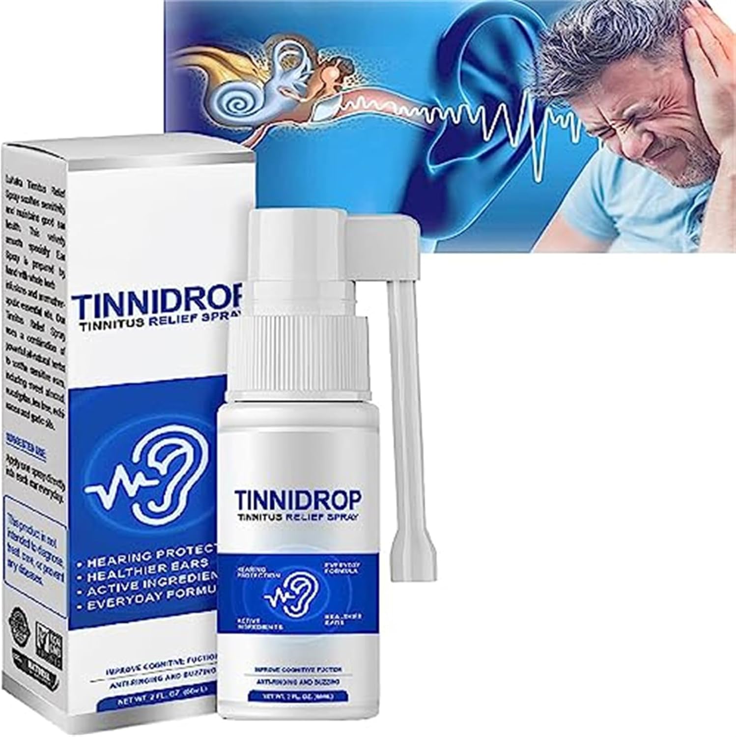 Luhaka TinniDrop Tinnitus Relief Spray, Ear Tinnitus Relief for ...