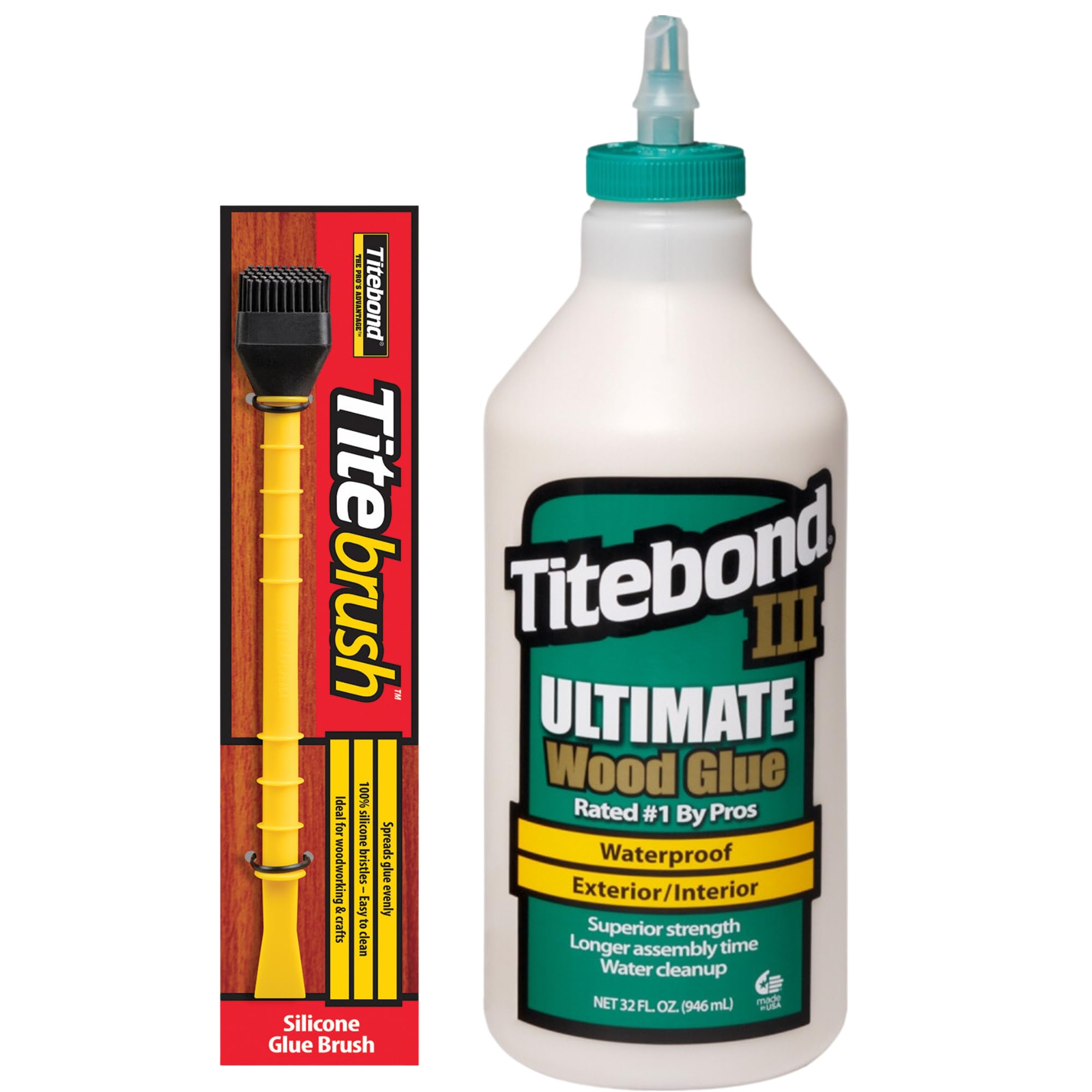 Snapklik.com : Titebond 3 Wood Glue, 32 Fluid Ounce, Tan Color, 1 Quart ...