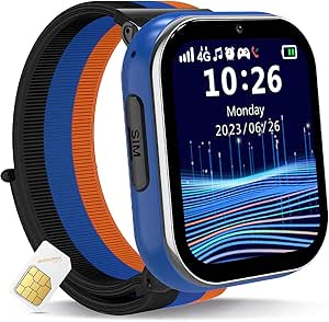 Amazon.com: PTHTECHUS® 4G Kids Smart Watch, Children Smartwatches HD ...