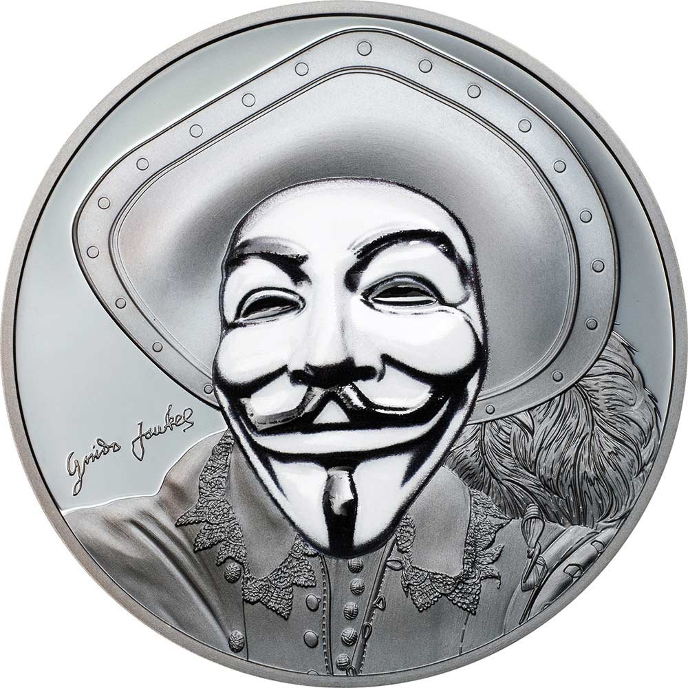2017 DE Revolutionary Masks PowerCoin Historic Guy Fawkes Mask Ii ...