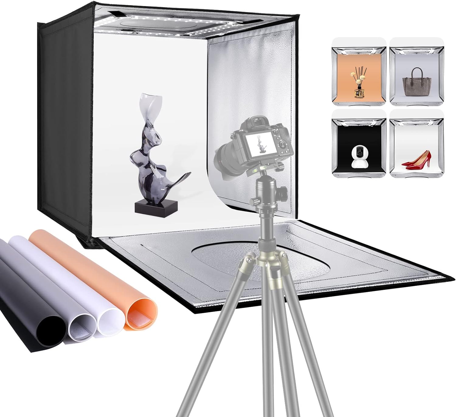 Amazon.com : NEEWER Photo Studio Light Box, 16" x 16" Shooting Light ...