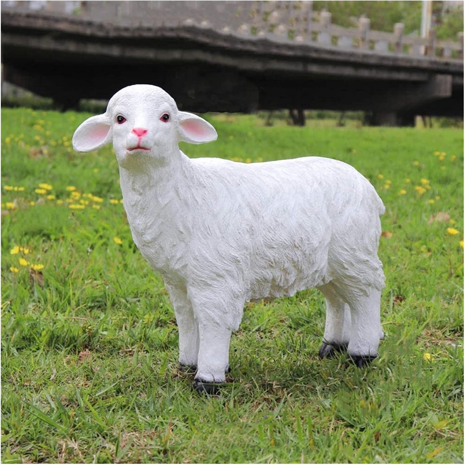 Amazon.com: Outdoor Garden Animal Statues Patio Décor, Farm Animal ...