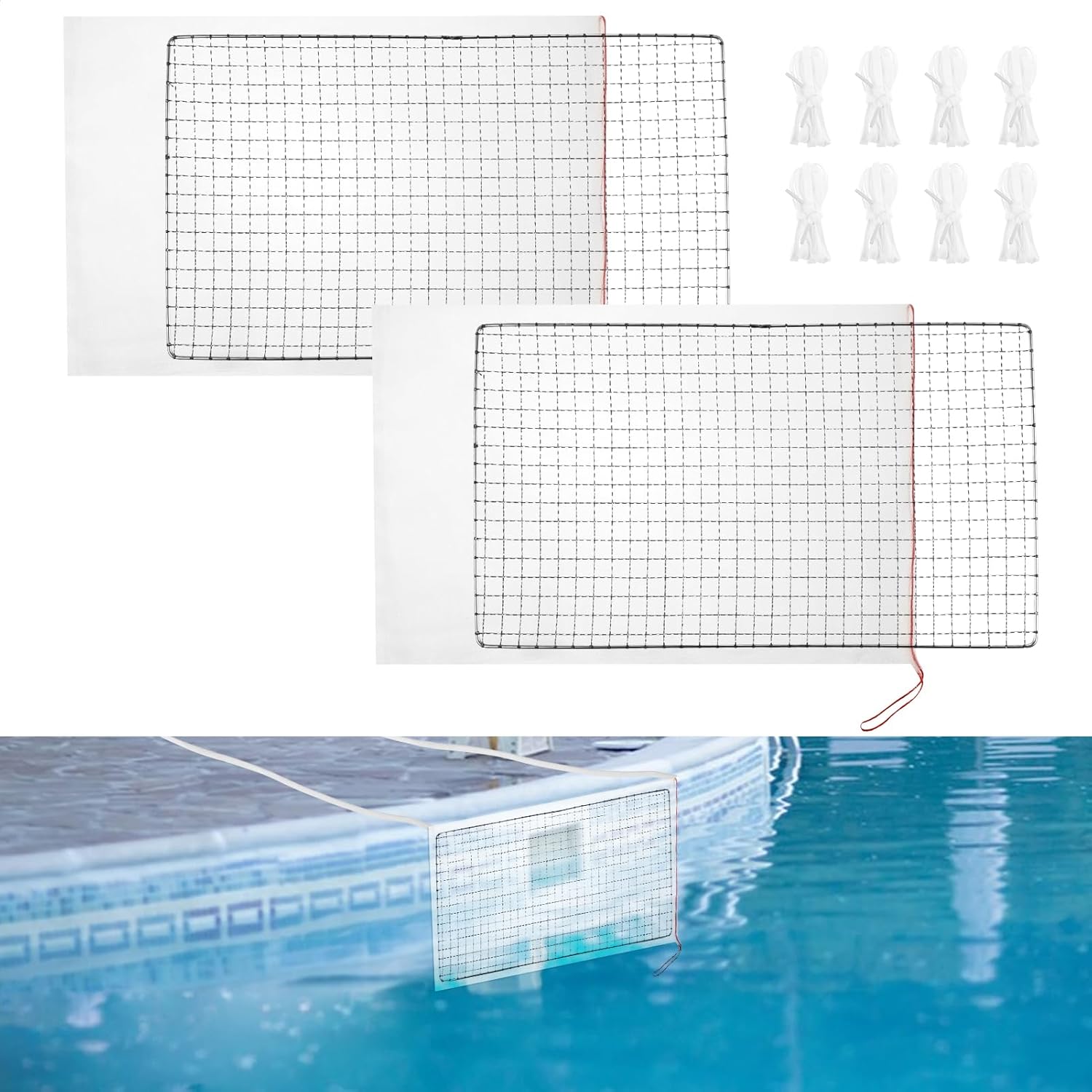 Amazon.com : KKONHII 12 Pcs Pool Skimmer Guard, Stainless Steel ...