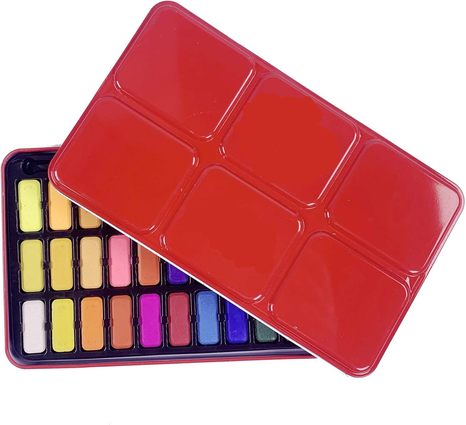 BCreativetolearn Water Colours Paint Set Tin- 36 Watercolour Paint ...