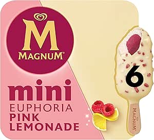 Magnum Mini Euphoria Pink Lemonade with chocolate made from Rainforest ...