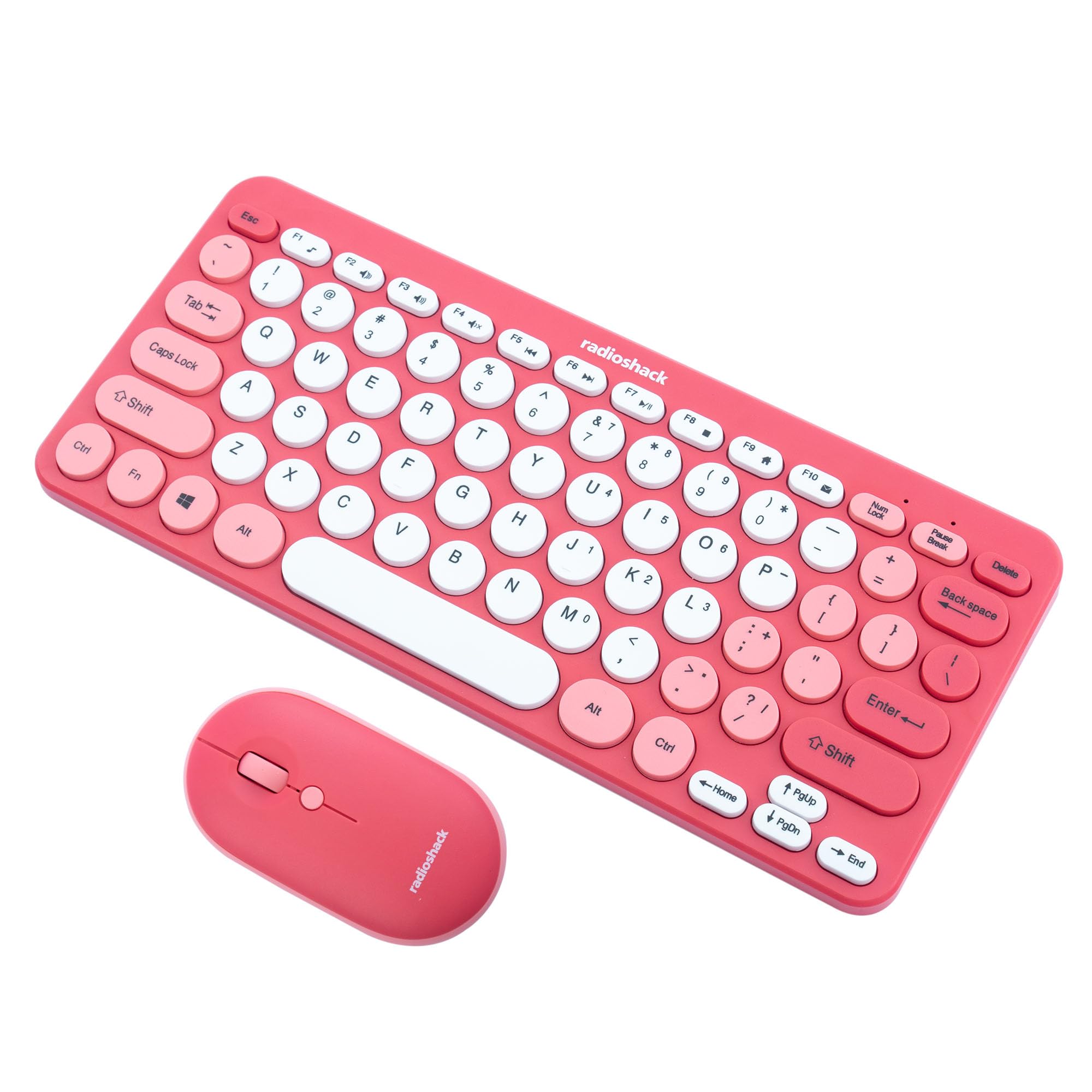 Amazon.com: RadioShack Wireless Keyboard & Mouse Combo 2.4 G (Pink ...