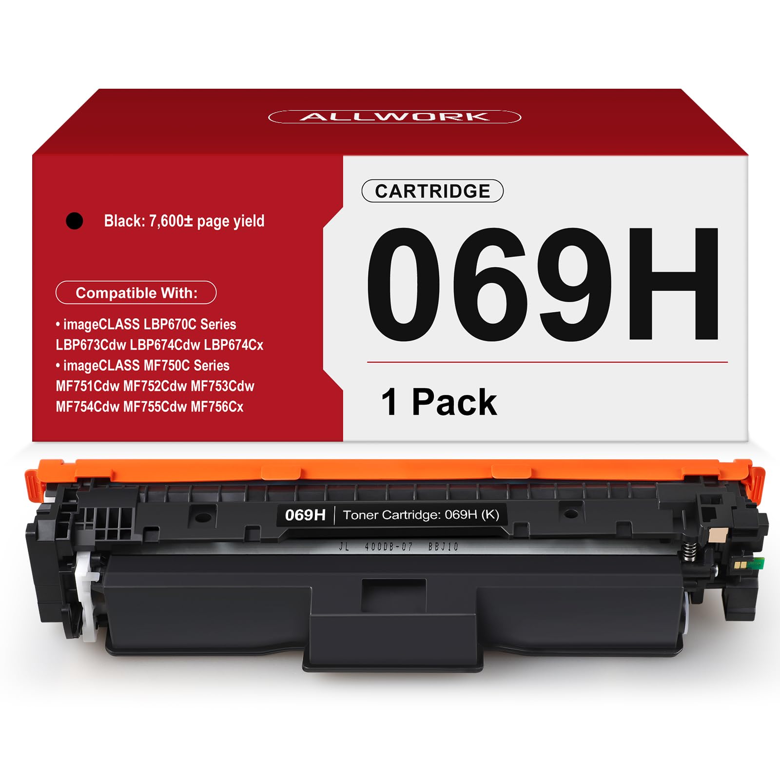 Amazon.com: 069H 069 Black Toner Cartridge 1-Pack (with Chip ...