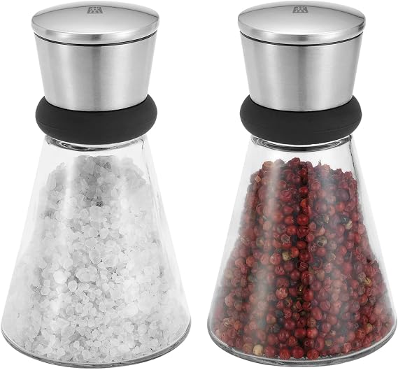 Zwilling Table Salz und Pfeffermühle 2er Set, mit Deckel, Gewürzmühle ...