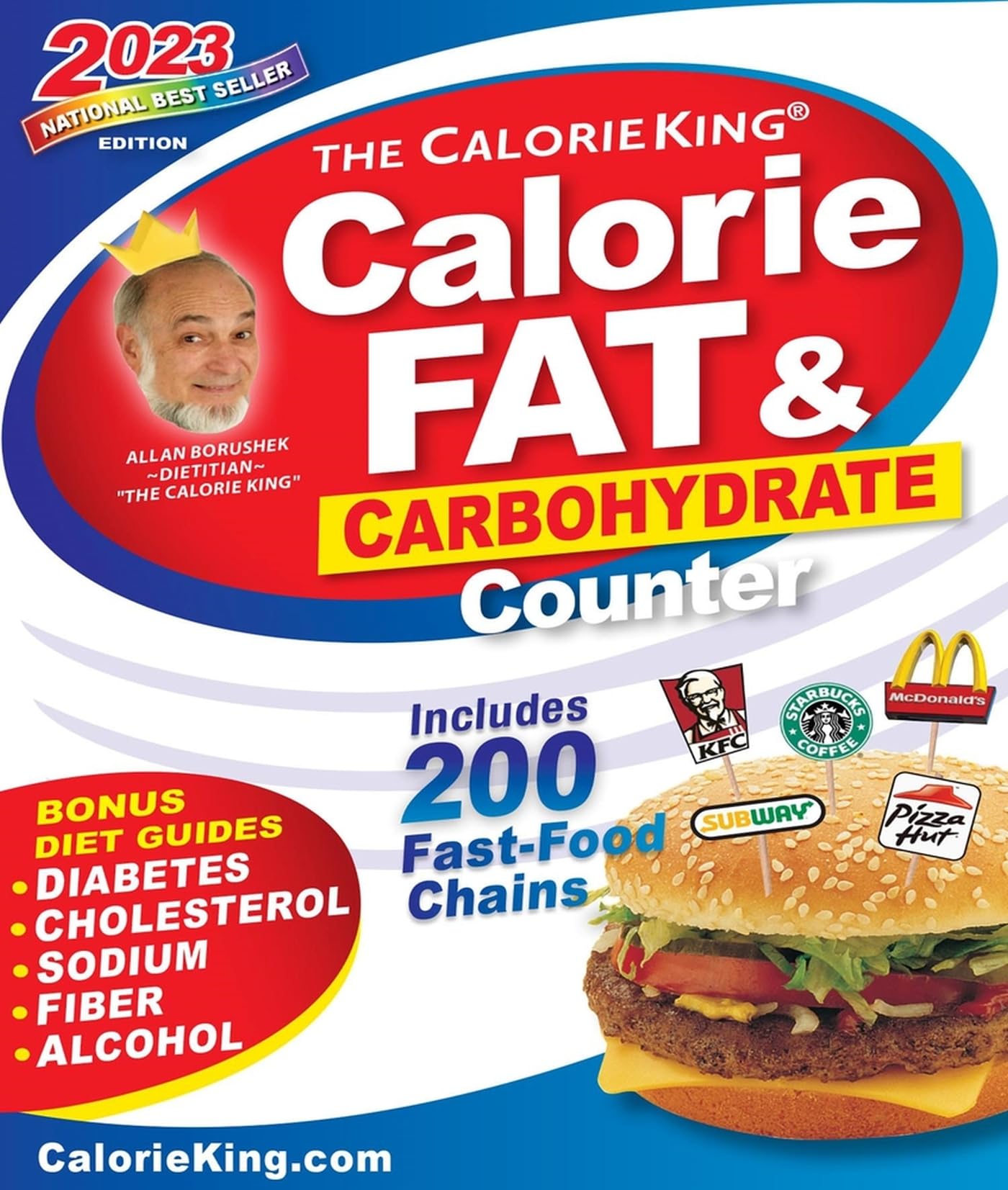 Calorieking 2023 Larger Print Calorie, Fat & Carbohydrate Counter : Borushek Bs, Allan: Amazon ...