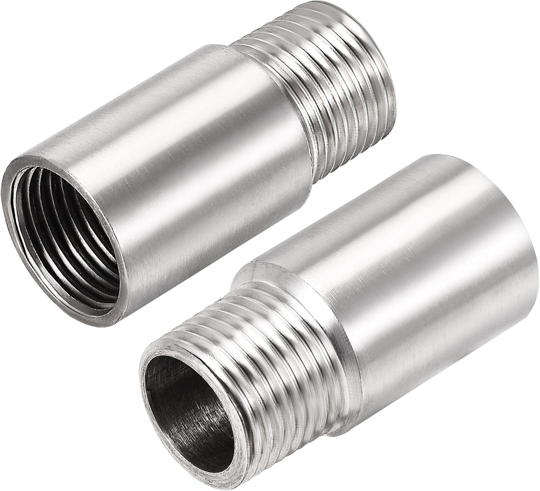 1/2" BSP (15mm) Pipe Thread Extension Female x Male Chrome Brass - 20mm ...