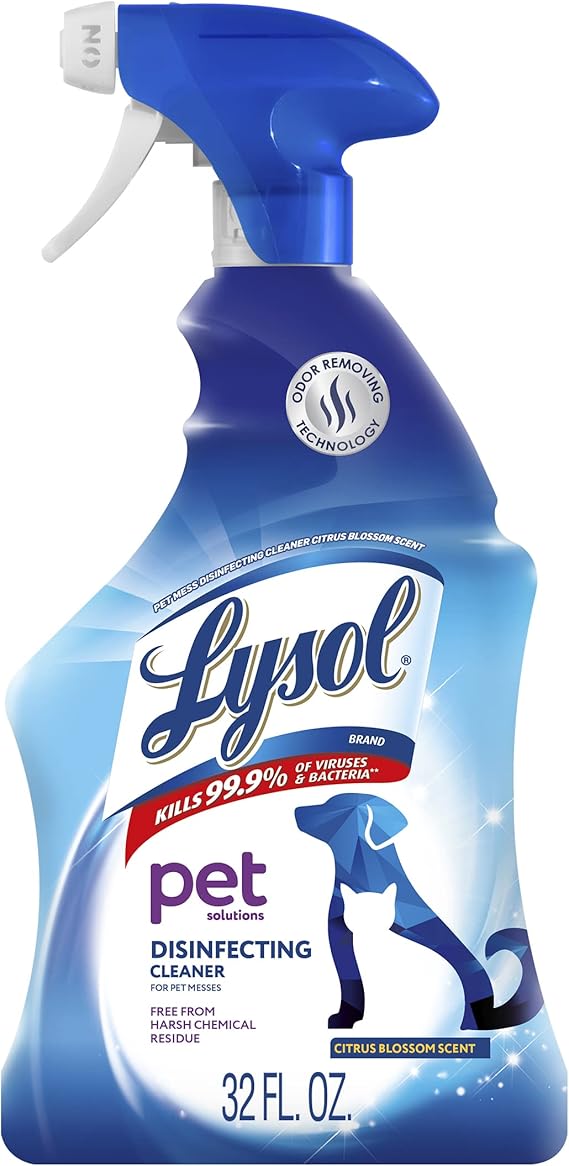 Amazon.com: LYSOL Pet Solutions – Disinfecting Cleaning Spray, Citrus ...