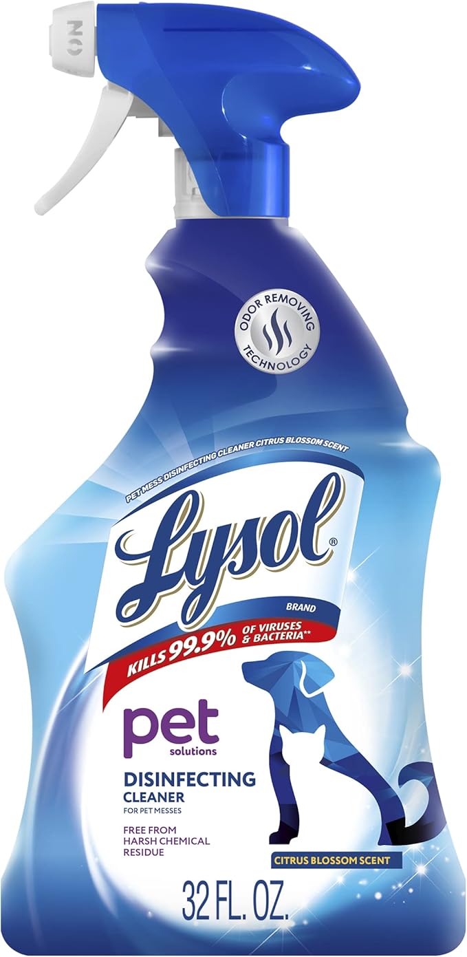 Amazon.com: LYSOL Pet Solutions – Disinfecting Cleaning Spray, Citrus ...