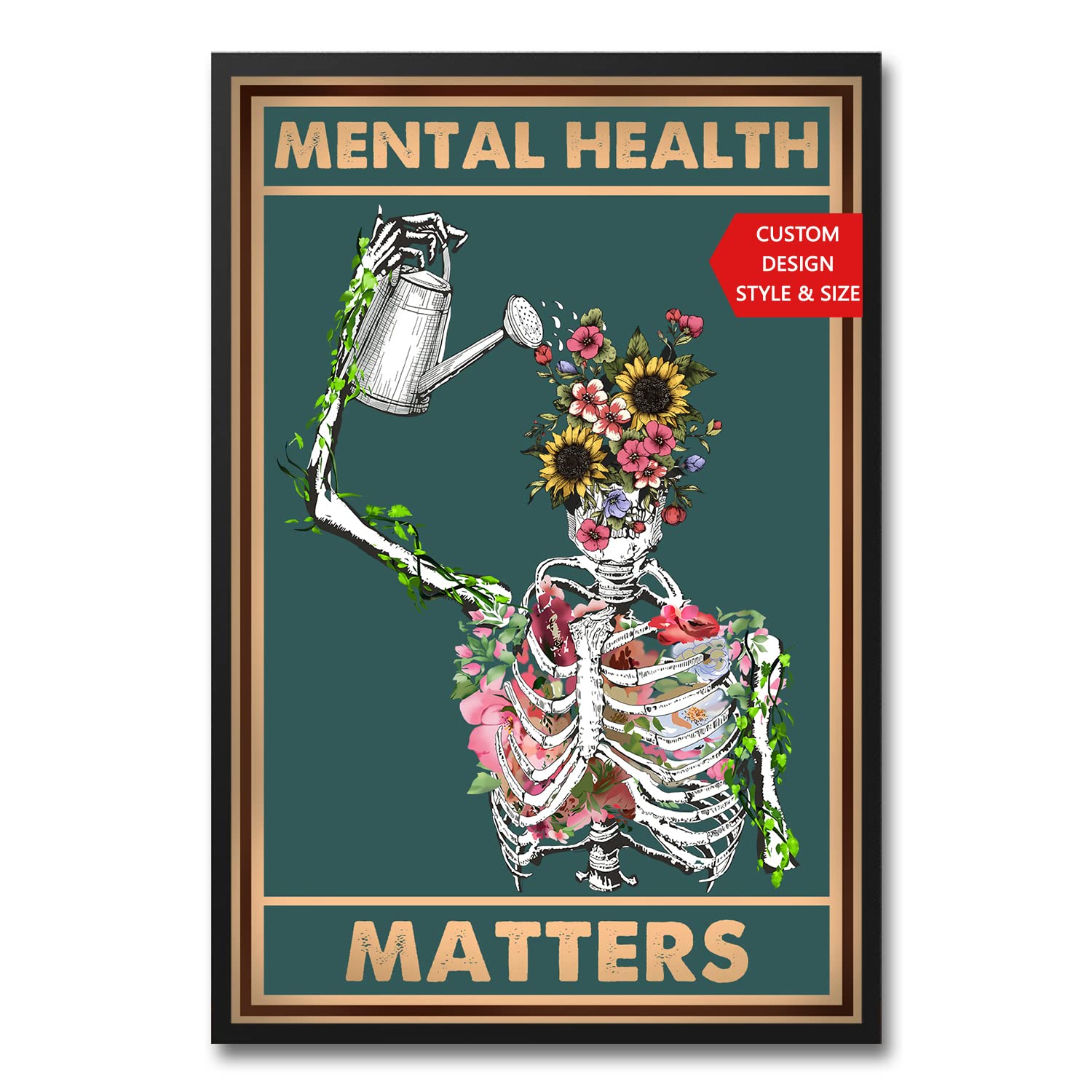 Loluis Mental Health Matters Poster Vintage Mental Health Awareness ...