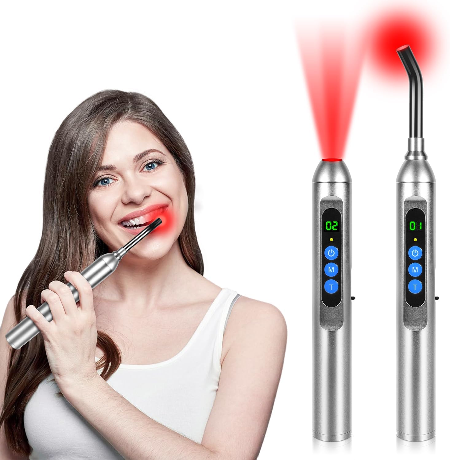 Amazon.com: Red Light Cold Sore, Cold Sore Treatment Device, Red Light ...