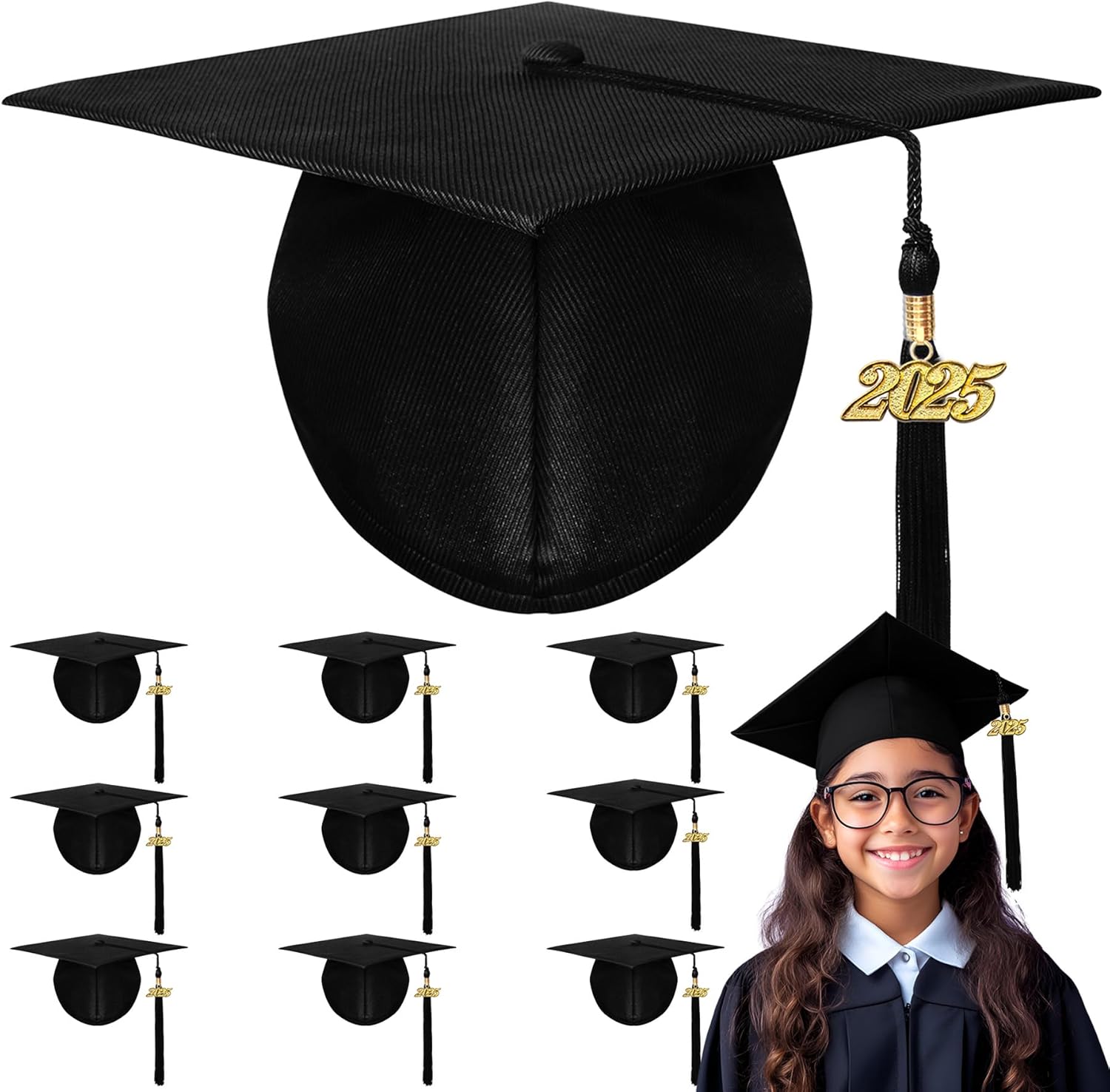 Amazon.com: LYDTICK 10 Pack Matte Kindergarten & Preschool Graduation ...