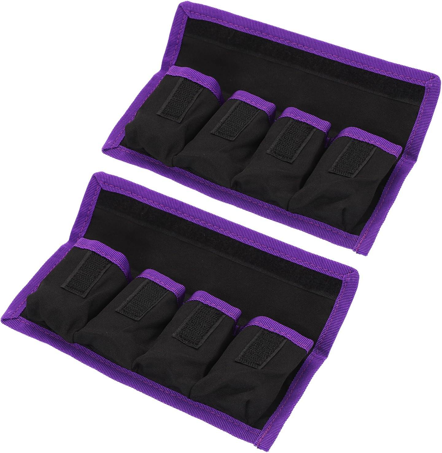 Amazon.com: PATIKIL Camera Battery Pouch Cases, 4 Pocket Nylon DSLR ...