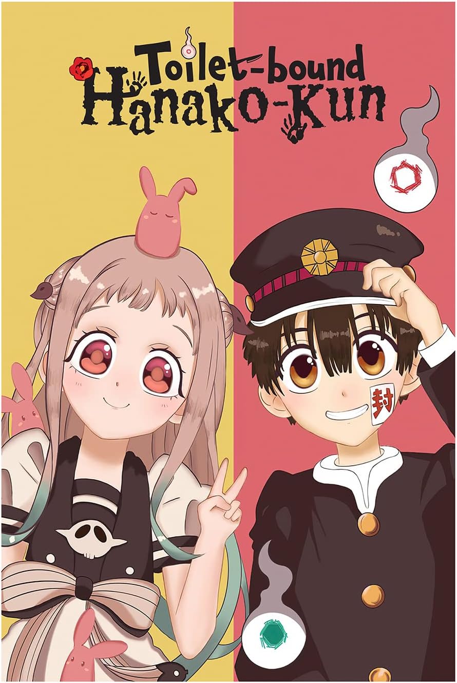 Amazon.com: MinHua Toilet Bound Hanako kun poster Japan Anime Canvas ...