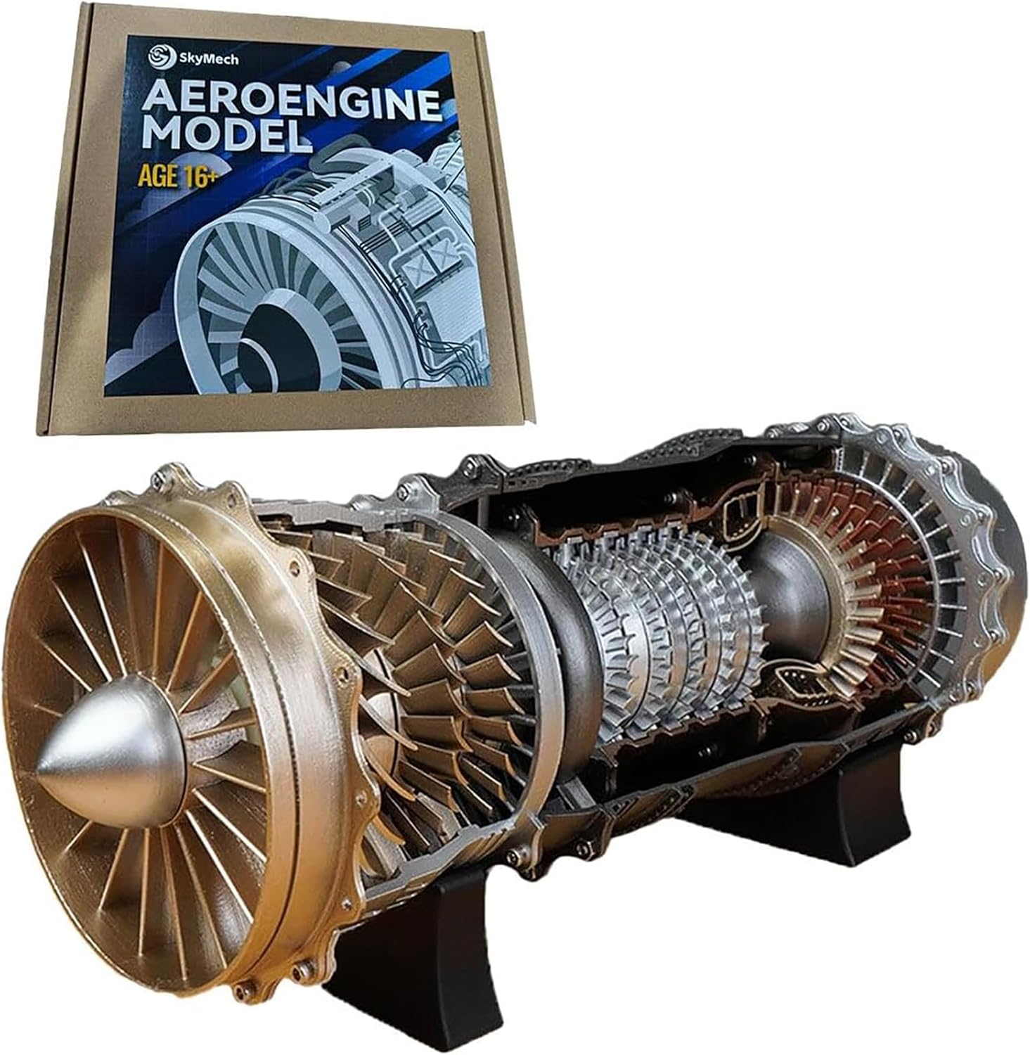 Amazon.com: 1/20 WS-15 Turbofan Jet Engine Model Kit Frighter Engine ...