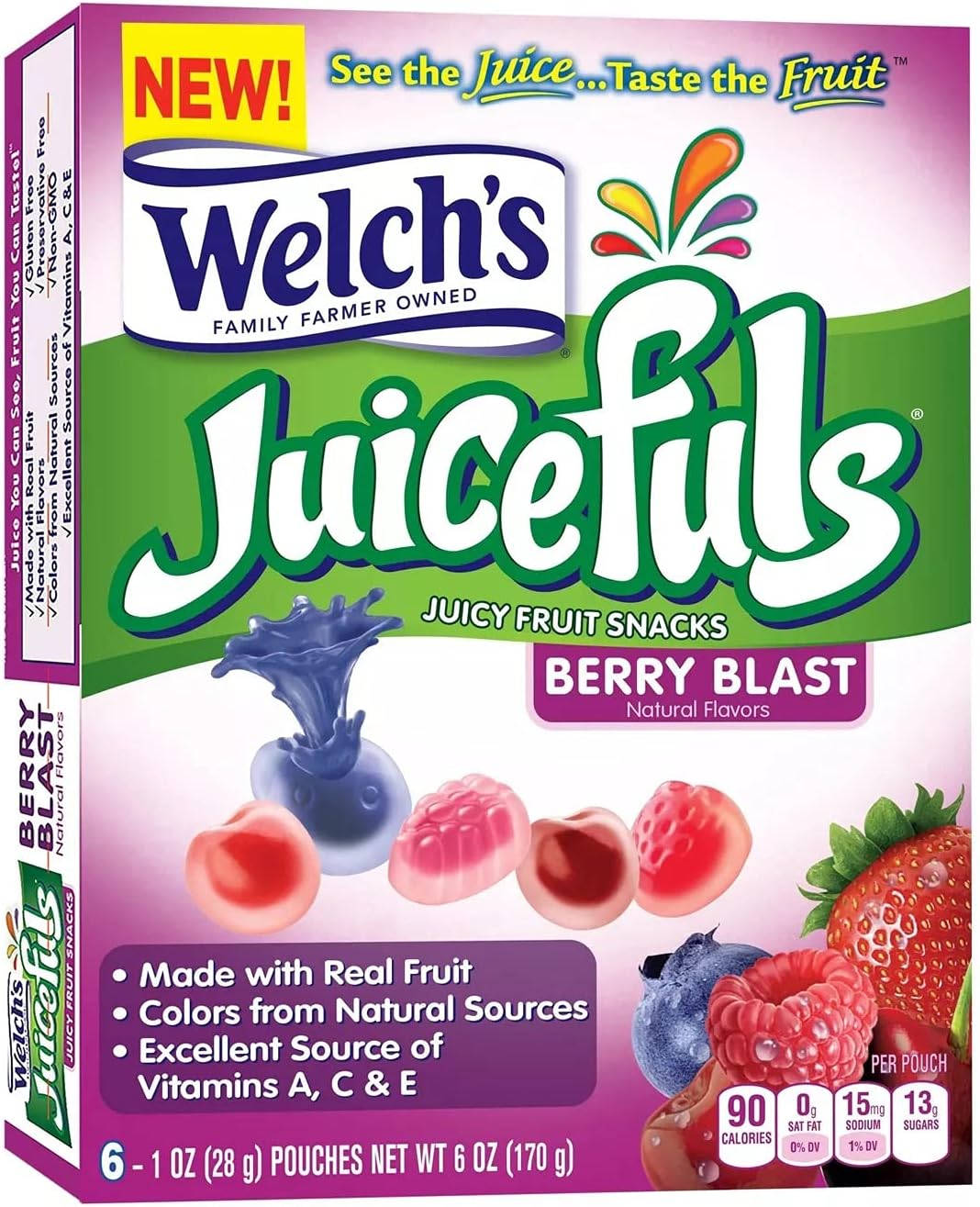 1 oz WELCH'S Juicefuls Berry Blast 6ct : Amazon.ca: Grocery & Gourmet Food