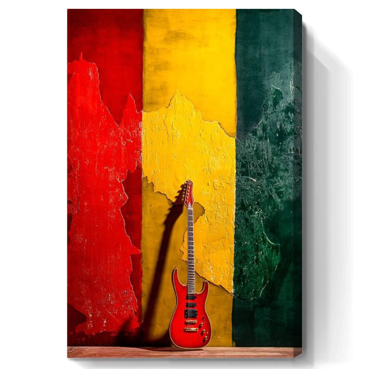 Rasta Acrylic Painting Abstract