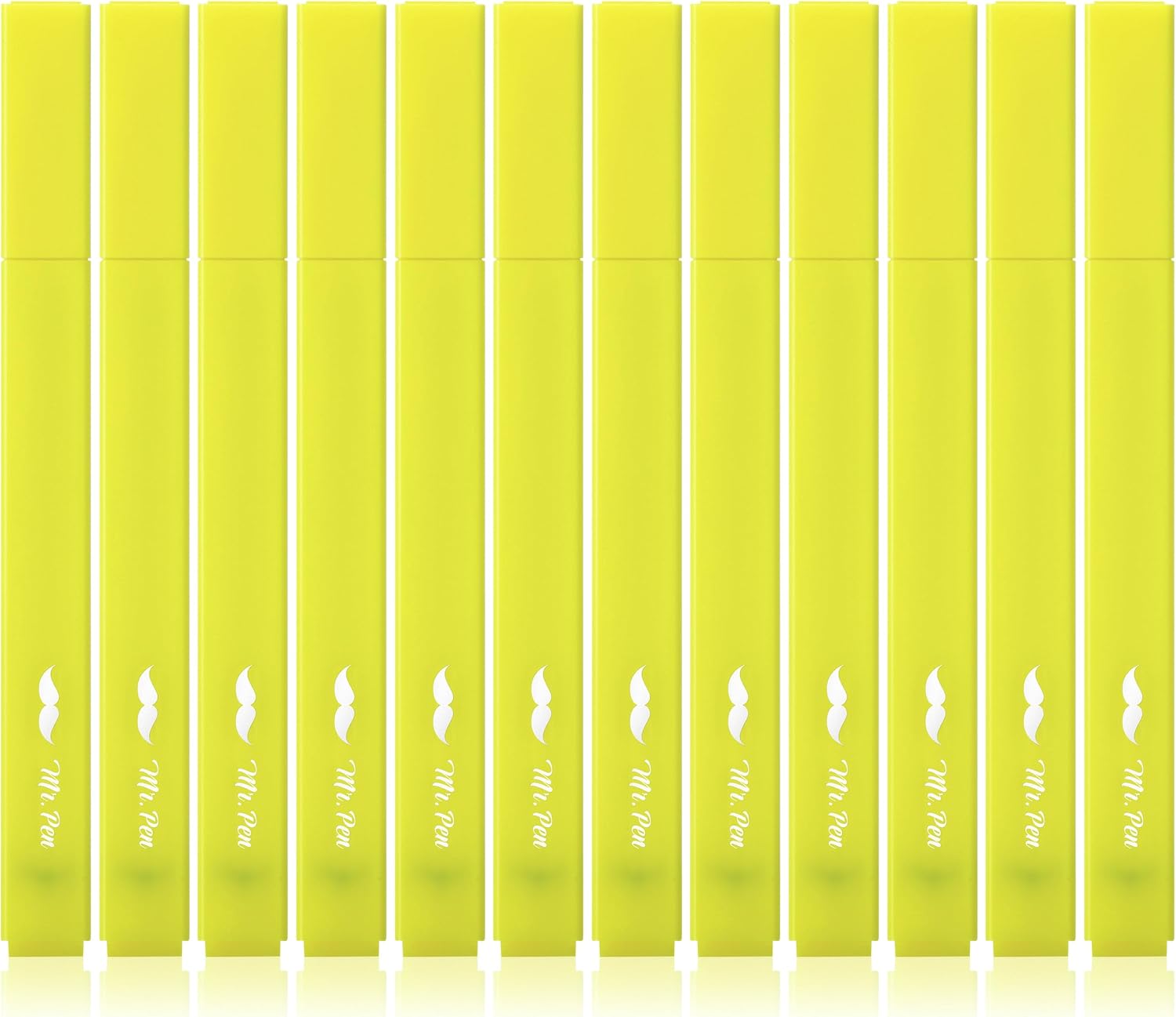 Amazon.com : Mr. Pen Aesthetic Highlighters, 12 pcs, Fluorescent Yellow ...