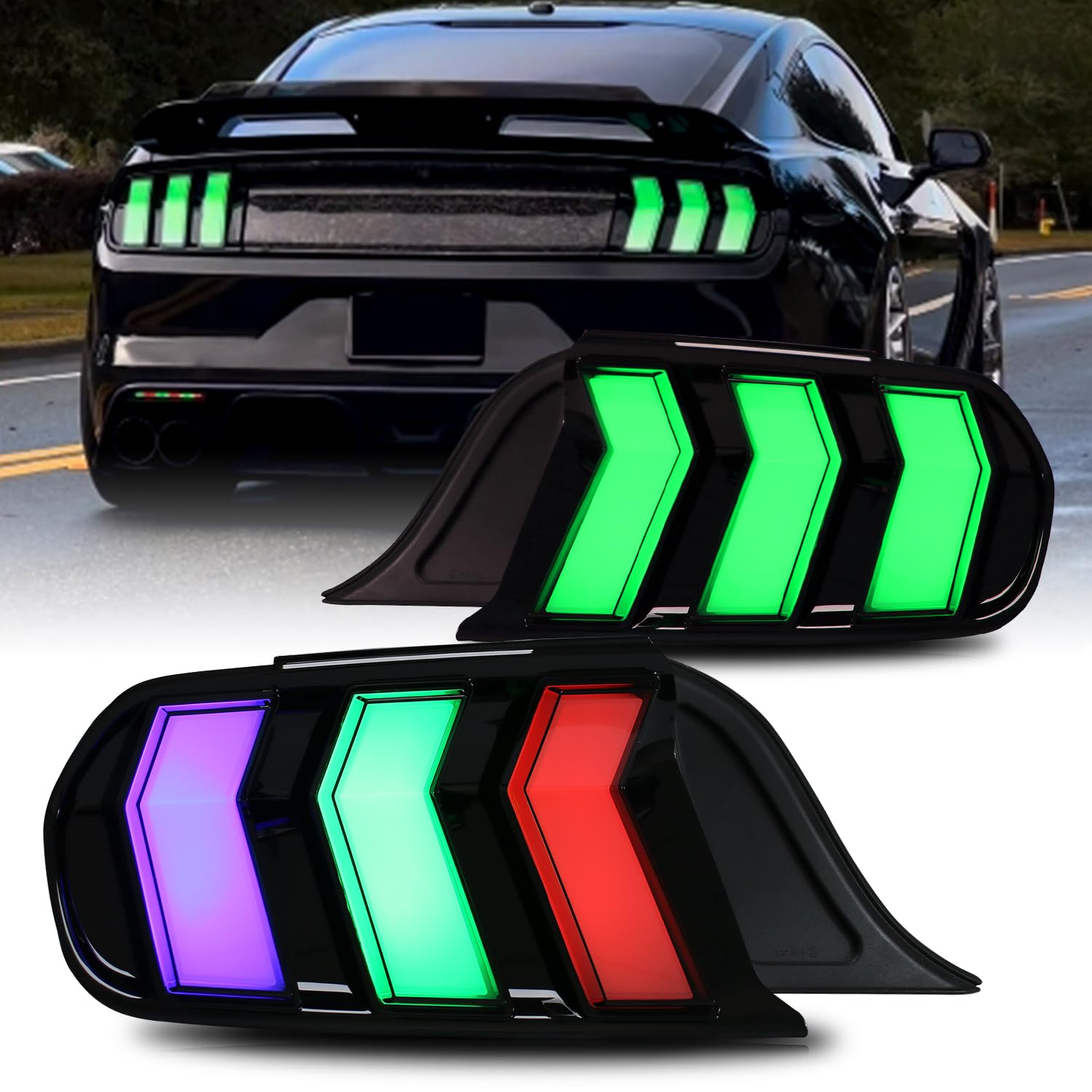 Color Changing Led Tail Lights HexaLightz Color Changing RGB LED Light