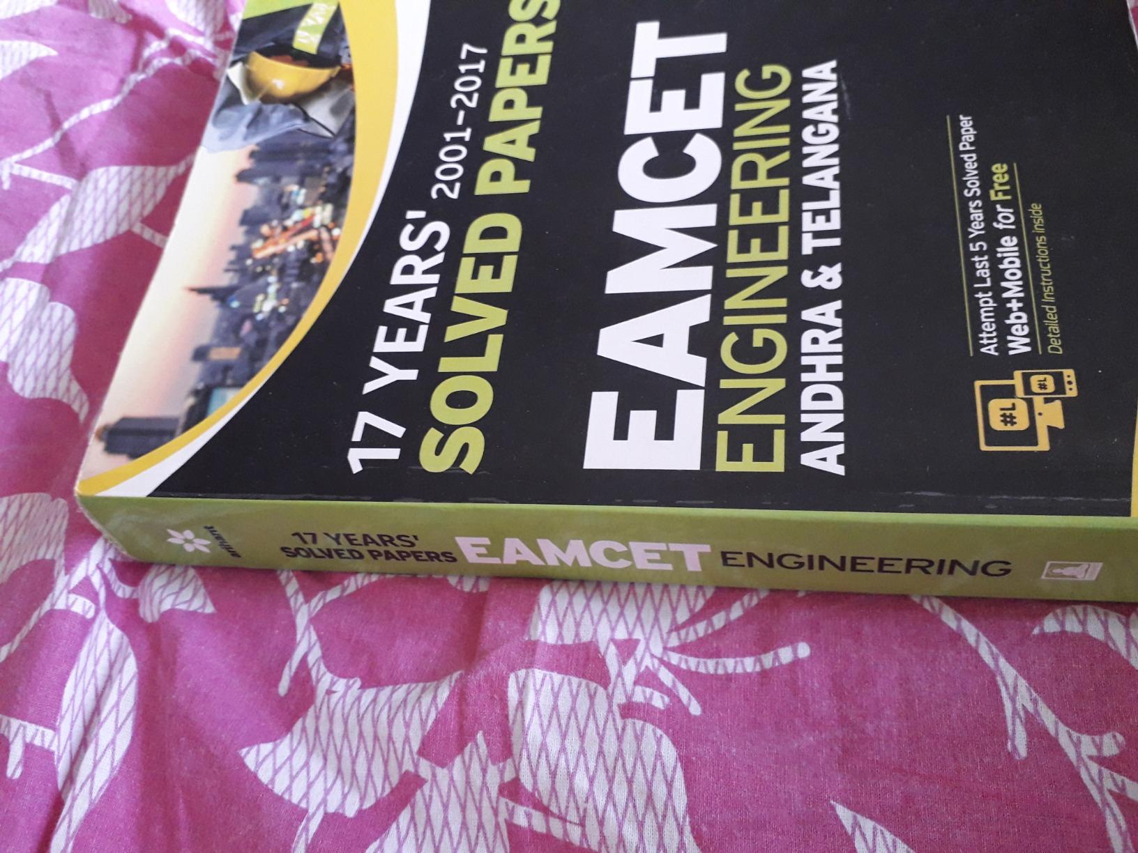 17 Year's Solved Papers EAMCET Engineering Andhra & Telangana : Arihant ...