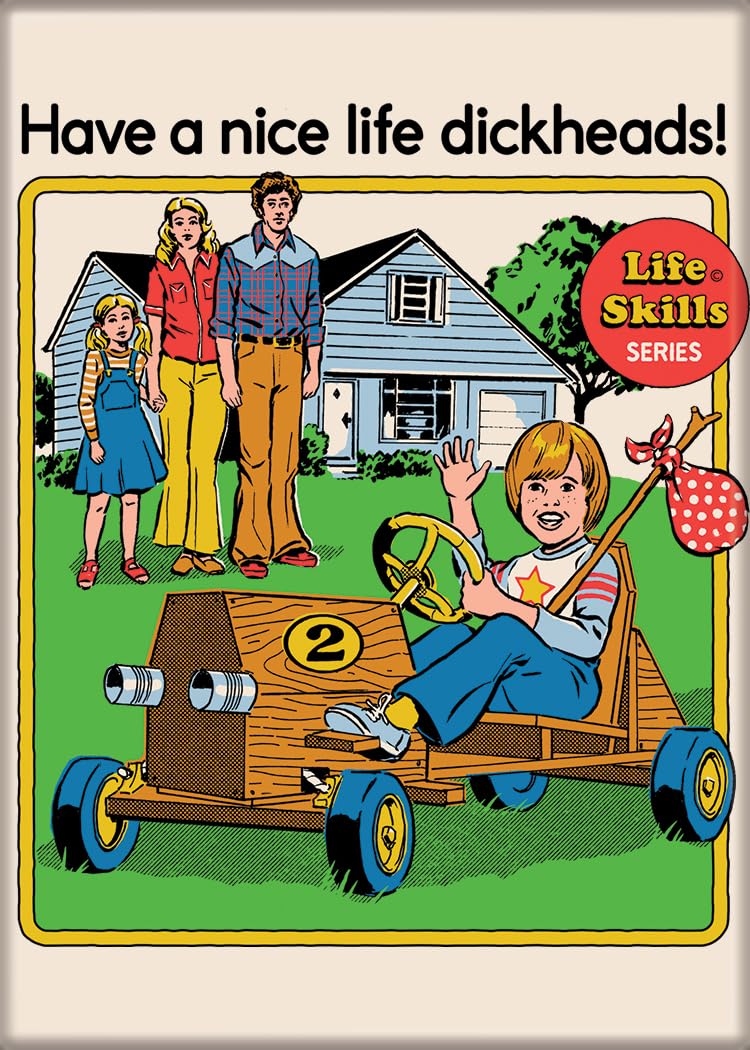 Amazon.com: Ata-Boy Steven Rhodes Have a Nice Life D'ckheads! 2.5" X 3. ...