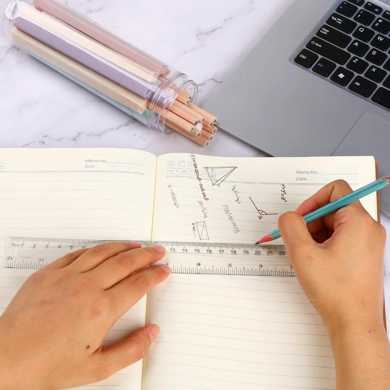 Snapklik.com : 12 Pack Color Transparent Ruler Plastic Rulers 12 Inch ...