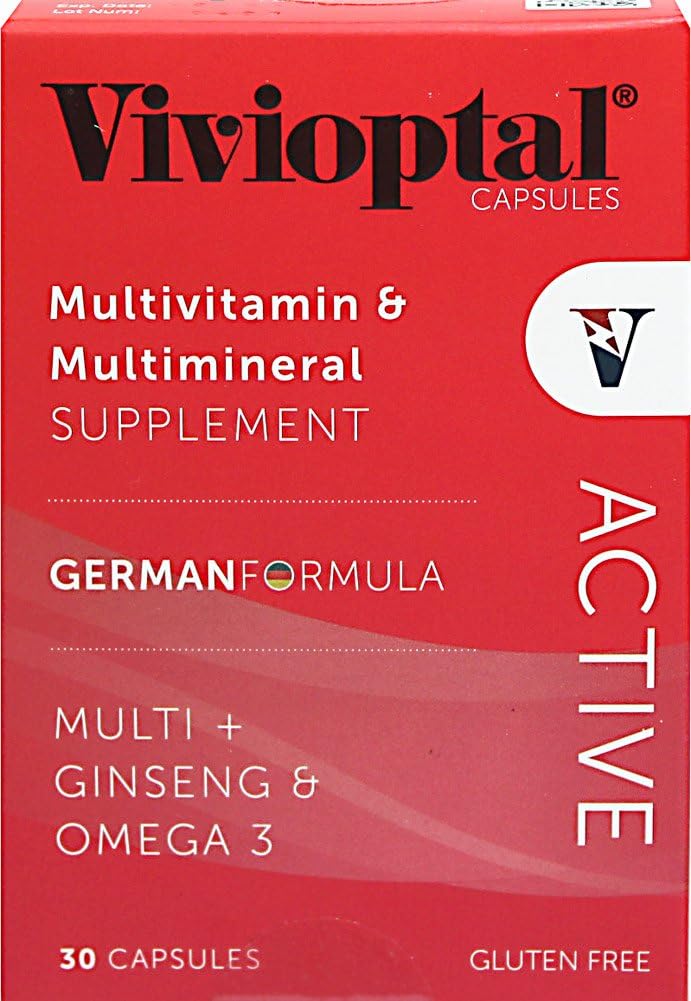 Amazon.com: Vivioptal Active 90 Capsules - Multivitamin & Multimineral ...