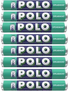 Polo Mint Spearmint 8 Pack Bundle (34g Each) : Amazon.co.uk: Grocery