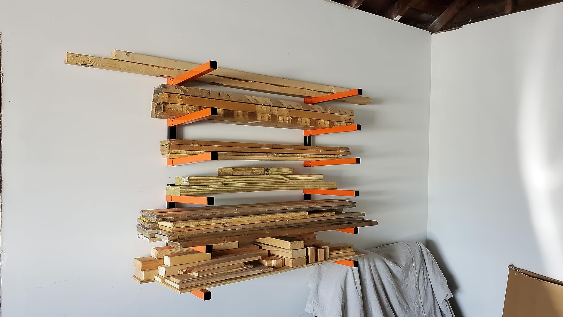 $8/mo - Finance Ultrawall Wall Mount Wood Organizer and Lumber Storage ...