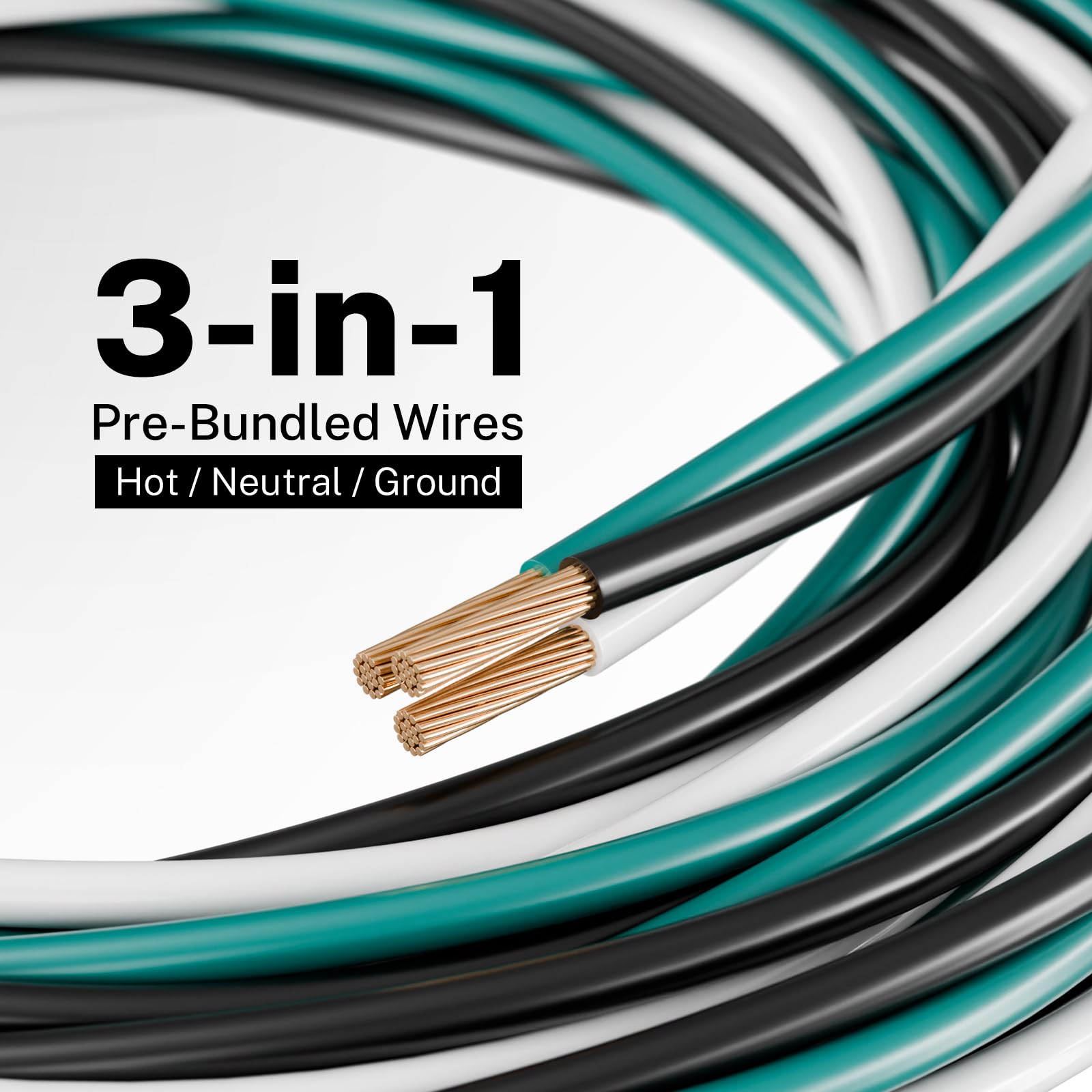 Snapklik.com : FIRMERST 12/2 Gauge Copper THHN Wire