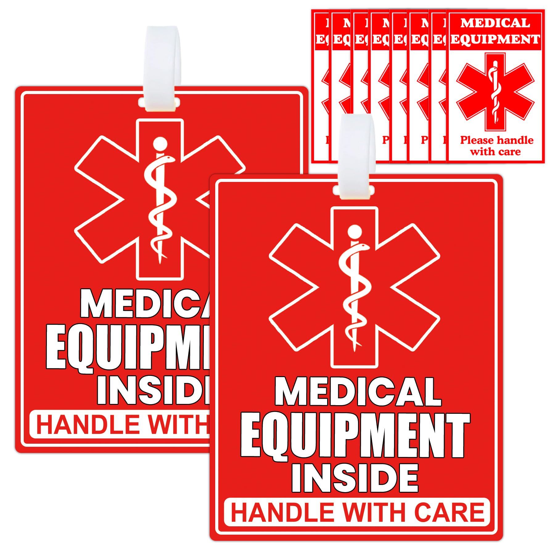 Snapklik.com : Medical Equipment Inside Tag Card Red Fragile Medical ...