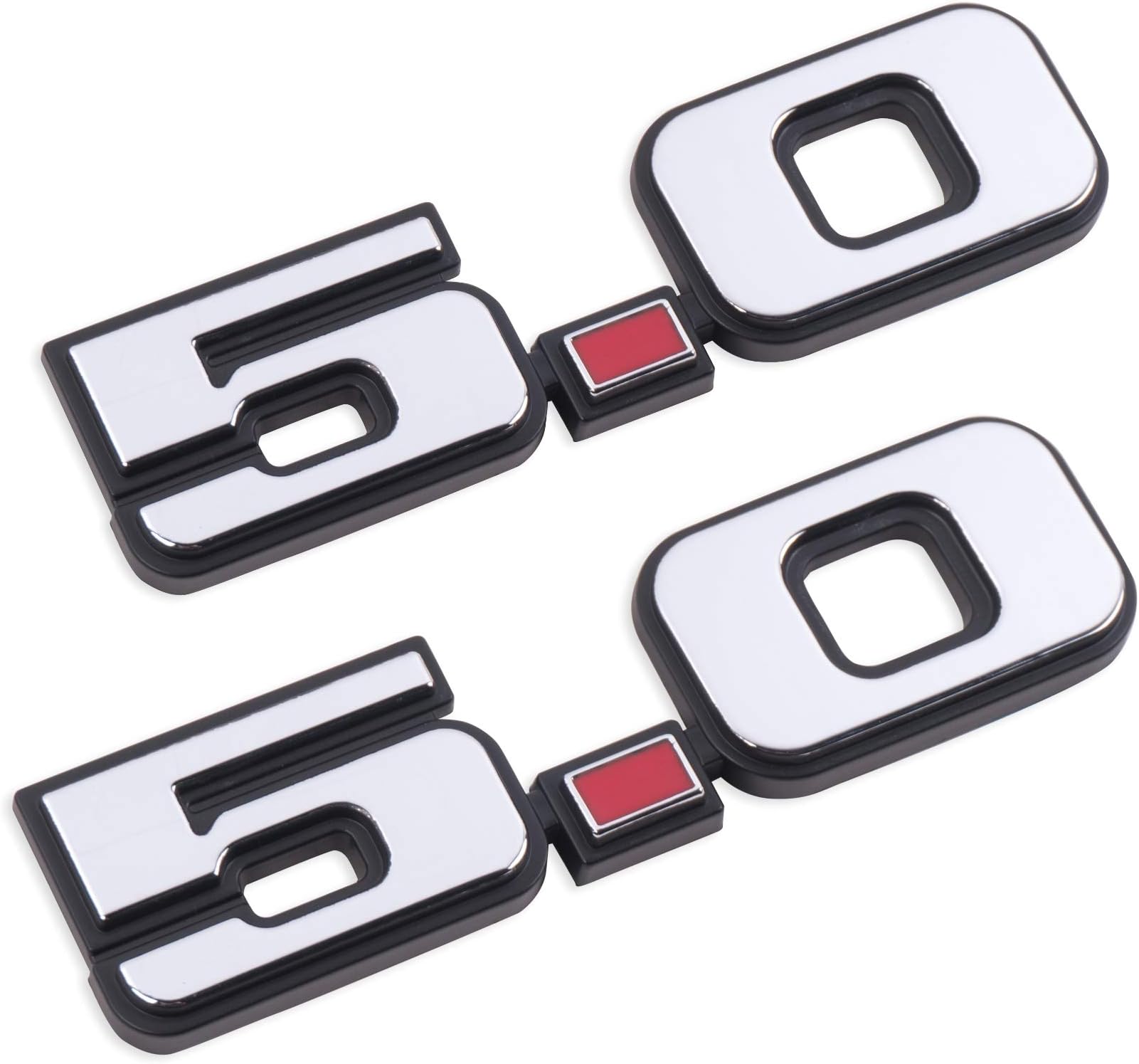 Amazon.com: 2Pack 5.0 Liter Engine Emblems for 1979-1993 Ford Mustang ...