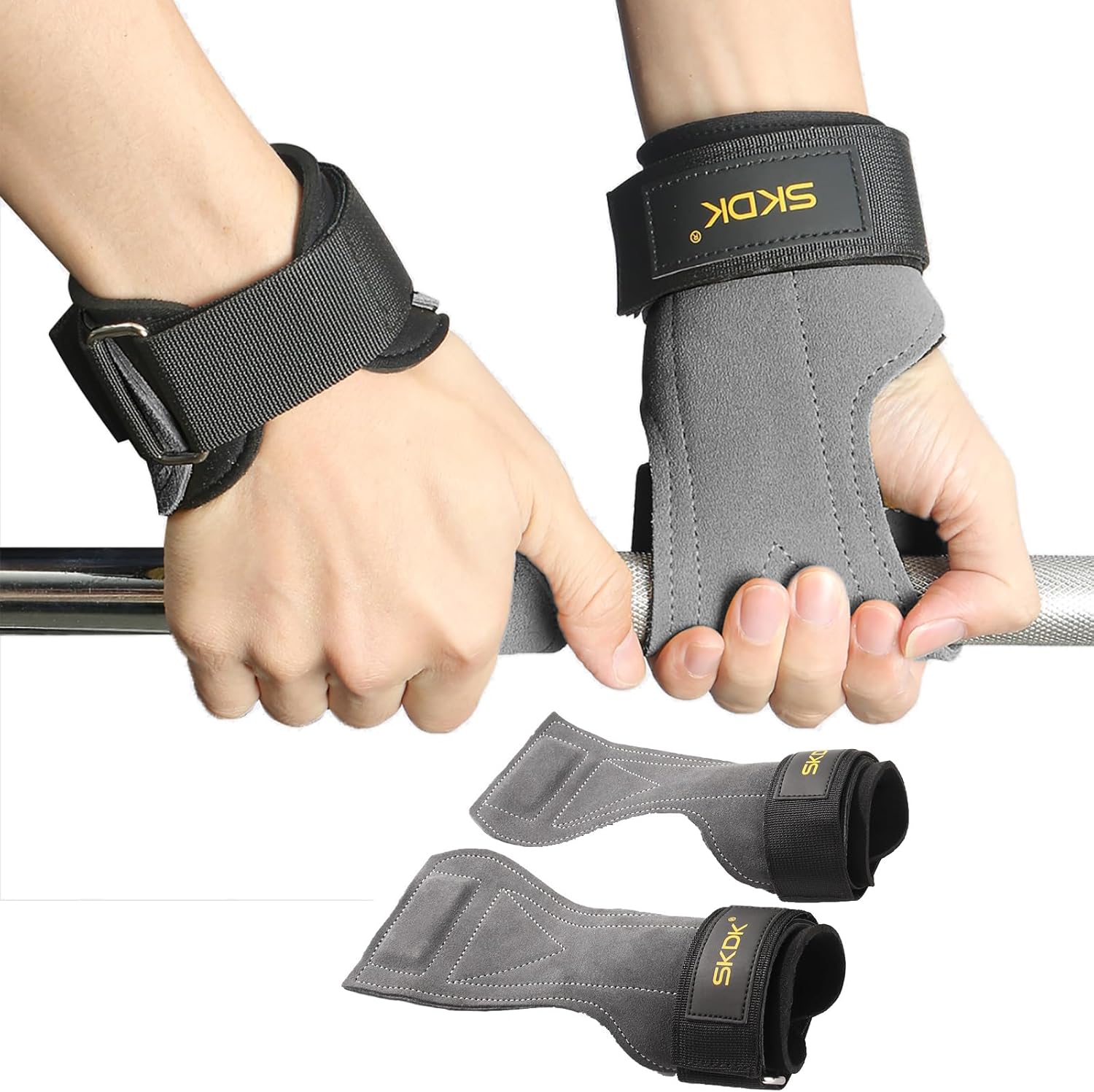 Yoerxing Weightlifting Wrist Strap, Gym Lifting Straps for Deadlift and ...