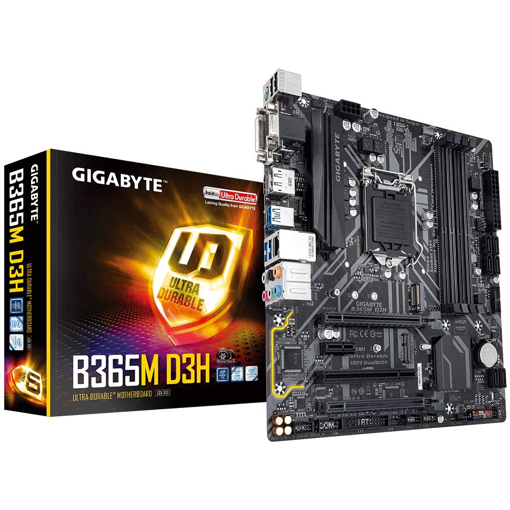 Amazon.in: Buy Gigabyte Intel® B365M D3H Ultra Durable Motherboard with ...