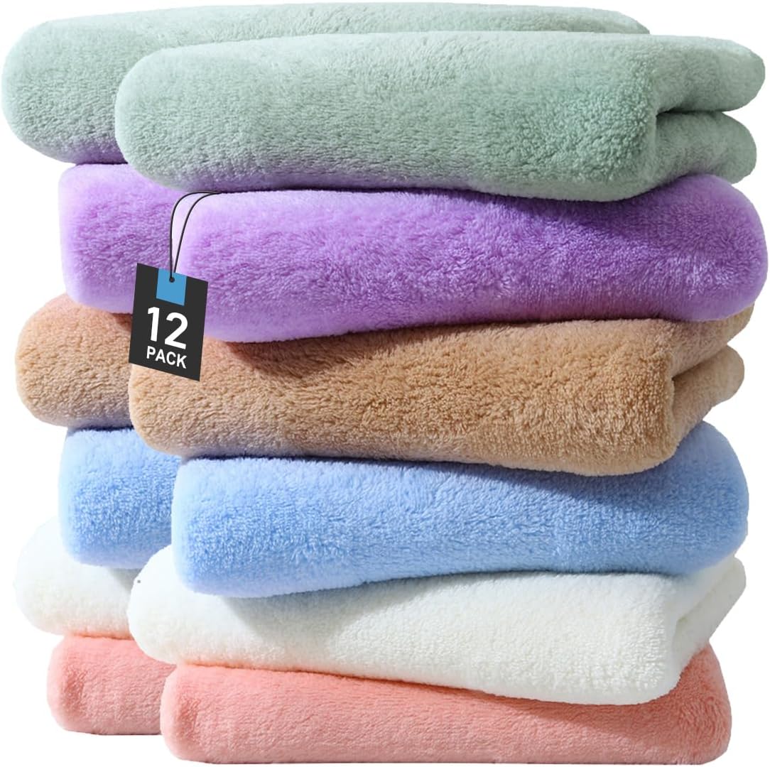 Amazon.com: COOLPALM Fluffy Soft Cleaning Cloths - Microfiber of High ...