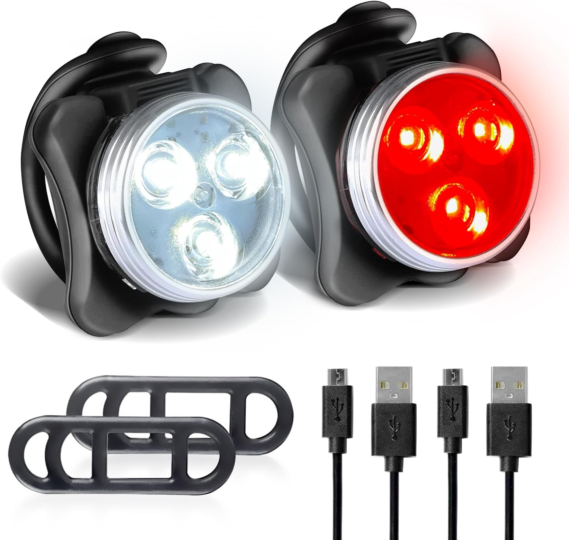 Silverline LED Clip-On Lights Set 2pce (752082) : Amazon.co.uk: Sports ...