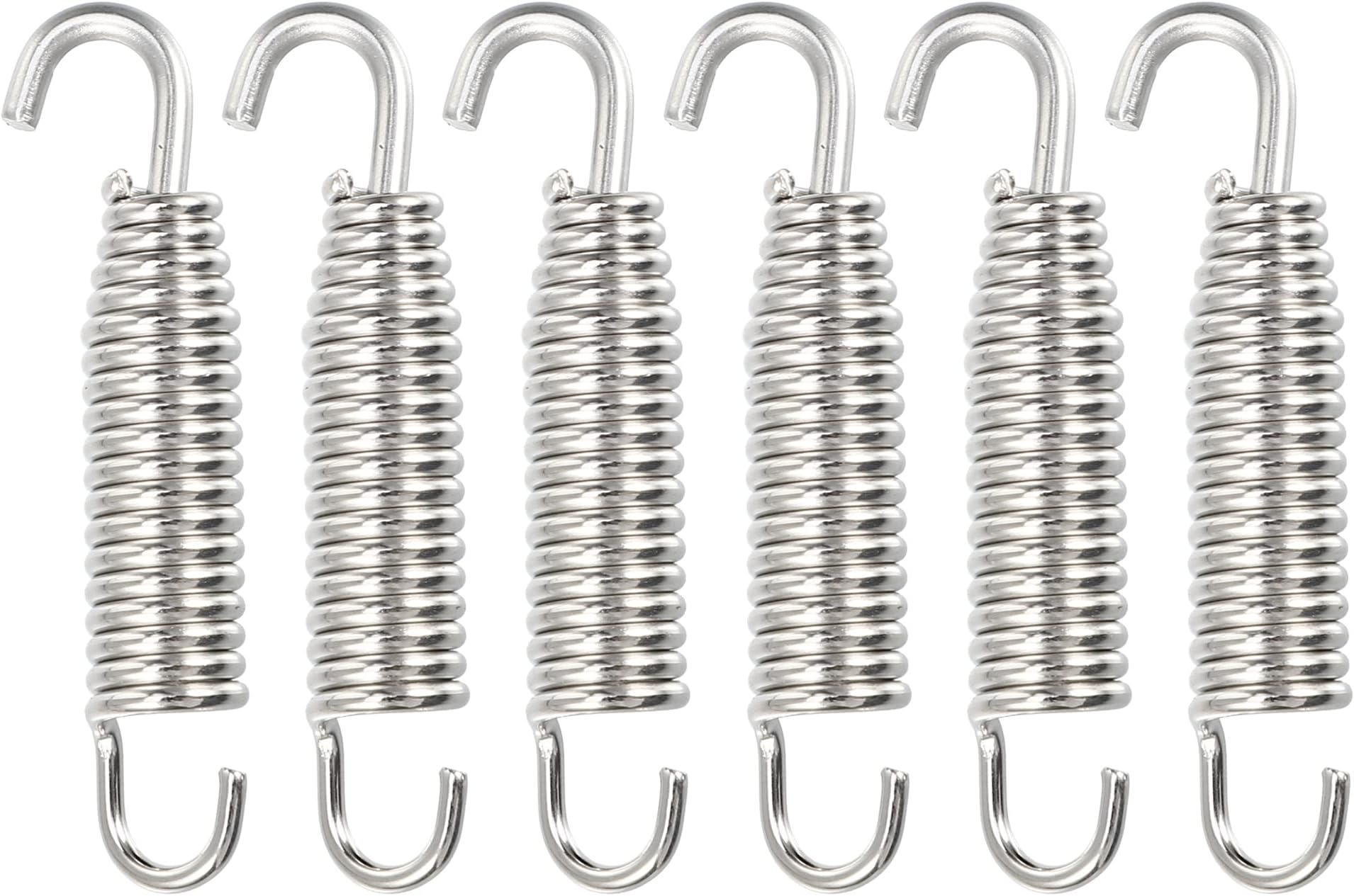 Amazon.com: X AUTOHAUX 6 Pcs 58mm 2.28" Muffler Exhaust Pipe Spring for ...