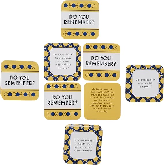 After Dinner Amusements: Do You Remember? 50 Questions to Share ...