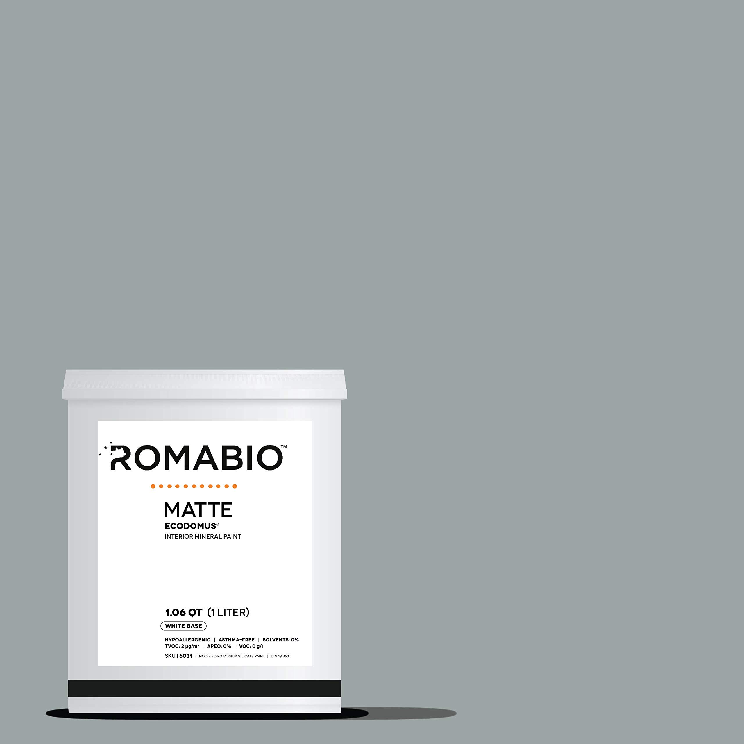 Romabio Matte Interior, Mineral-Based Paint (Misty Eyed) 1L - Amazon.com