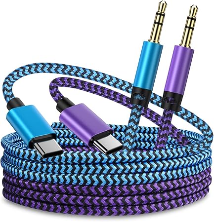 Amazon.com: 3FT Aux Cord, USB C to 3.5mm Audio Cable for iPhone 17 16e ...