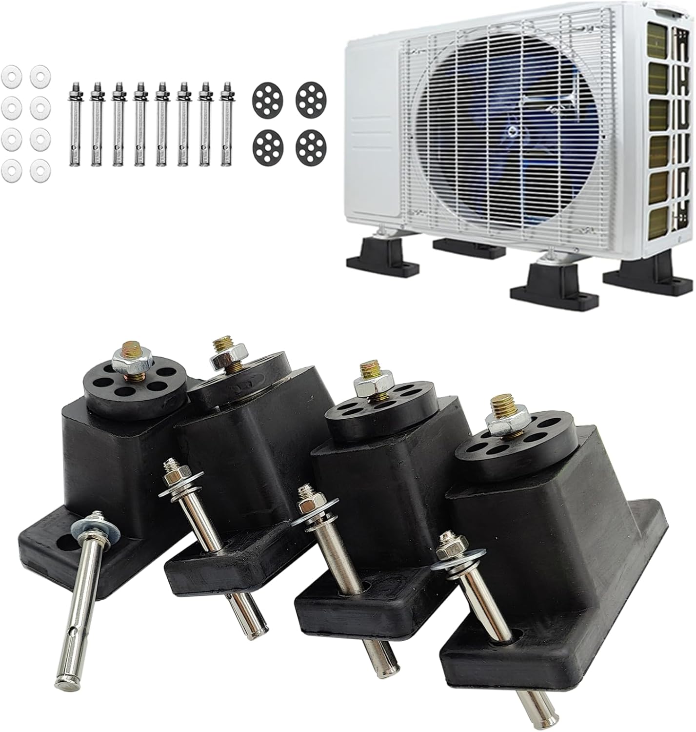 Amazon.com: WEALINKII 4 Pack Air-Conditioning Rubber Shock Absorption ...