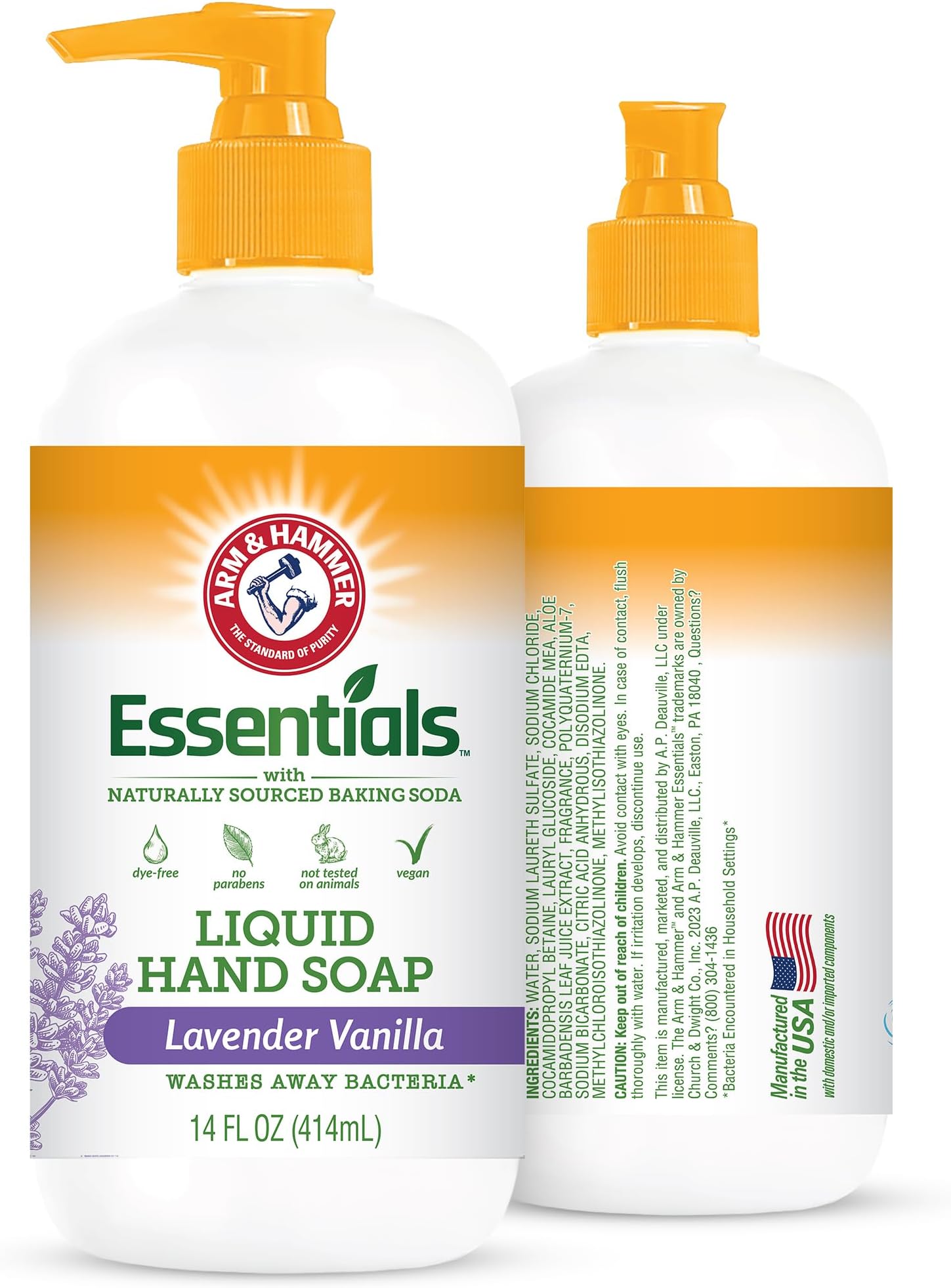 Amazon.com : Arm & Hammer Liquid Hand Soap for Skin Cleaning - Hand ...
